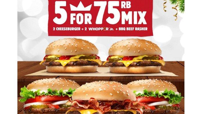 Mulai 26 Januari, Promo Burger King Beli 5 Hanya Rp75 Ribu, Simak ...
