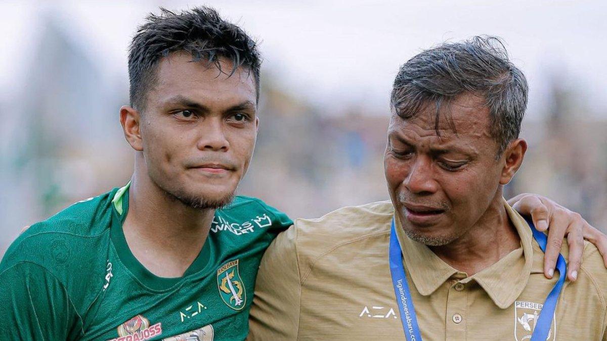 Rachmat Irianto Nangis seusai Laga Persib Bandung Lawan Persebaya ...