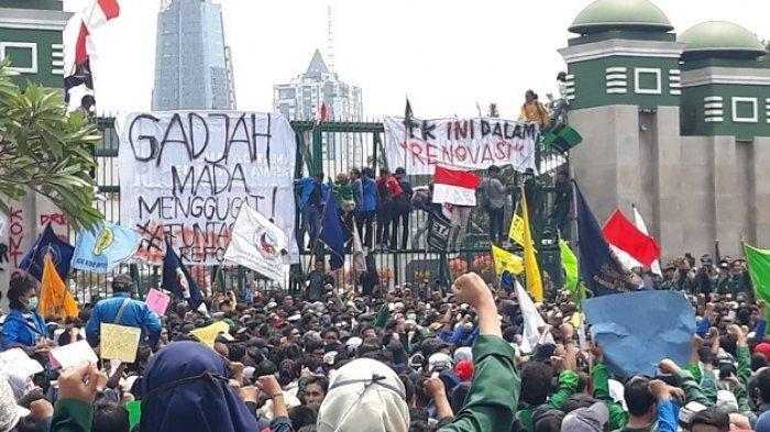 Mahasiswa Demo Tolak RKUHP dan RUU KPK, Aming: Jangan Sampai Disusupi ...
