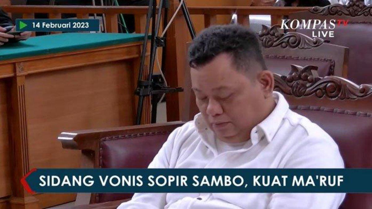 Kuat Maruf Resmi Divonis 15 Tahun Penjara atas Pembunuhan Brigadir J ...