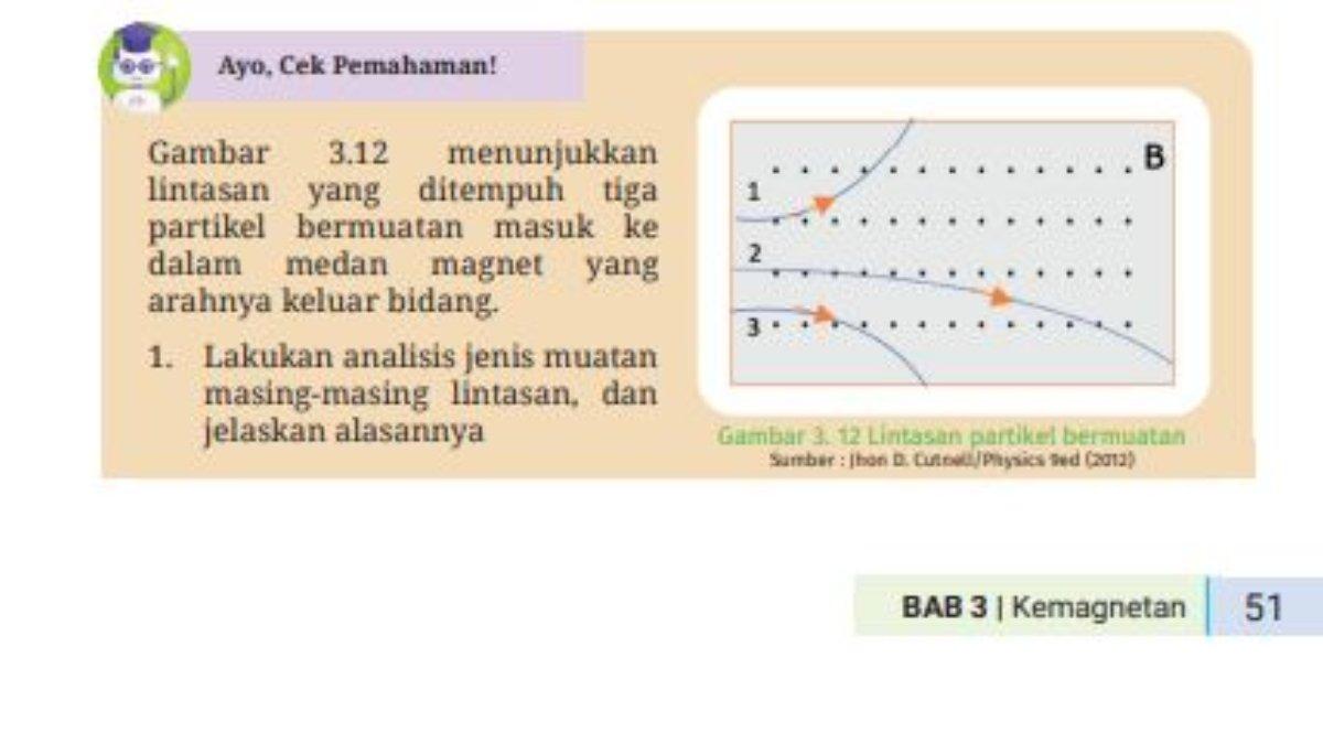 Cek Kunci Jawaban Buku Fisika Kelas 12 SMA/MA Bab 3: Ayo Cek Pemahaman Halaman 51 - Tribun Wow