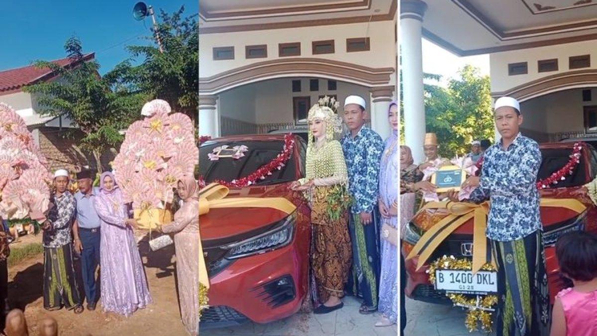 Viral Pernikahan Mewah Rp 1 Miliar Di Sumenep Seserahan Buket Uang Dan