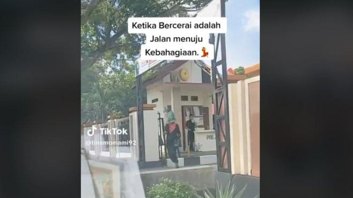 Viral Wanita Loncat-loncat Kegirangan Dapat Akta Cerai: OTW Cari Pasangan Baru - Tribun Wow